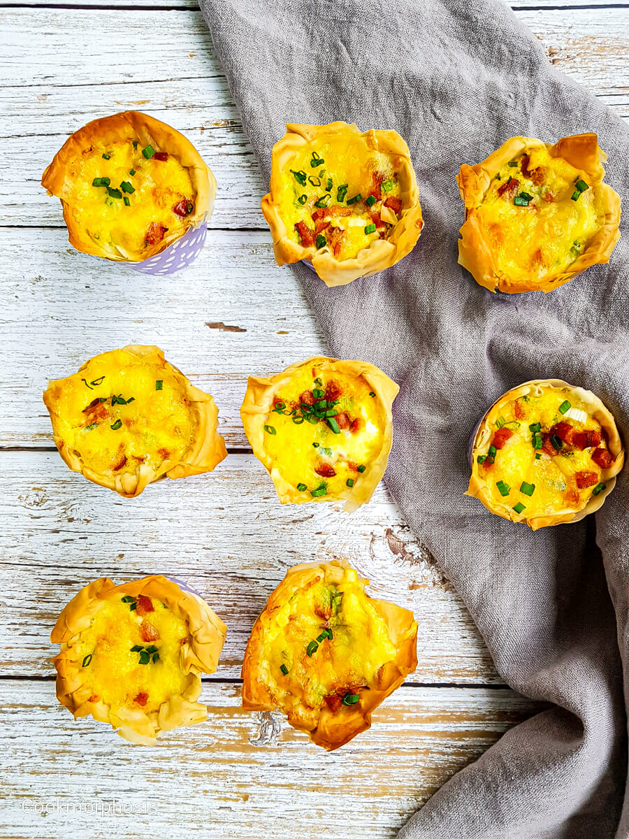 Easy Mini Quiche Recipe - The Fastest Party Appetizer