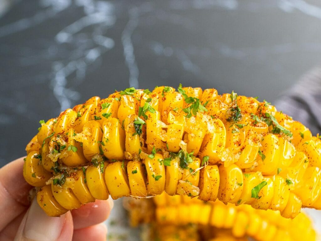 Garlic Butter Corn Ribs - 15 Minutes (Video) - COOKMORPHOSIS