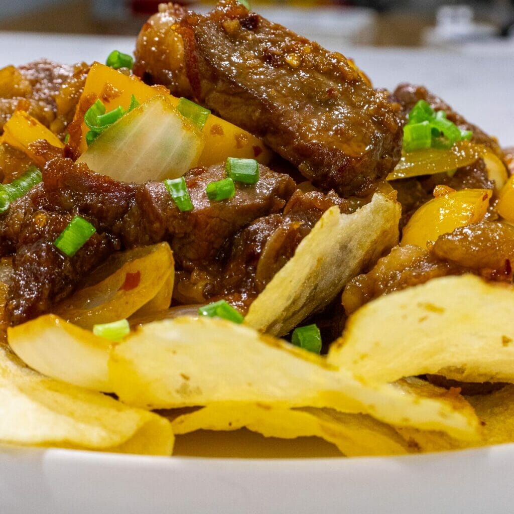 Easy Beef With Potato Chips - COOKMORPHOSIS