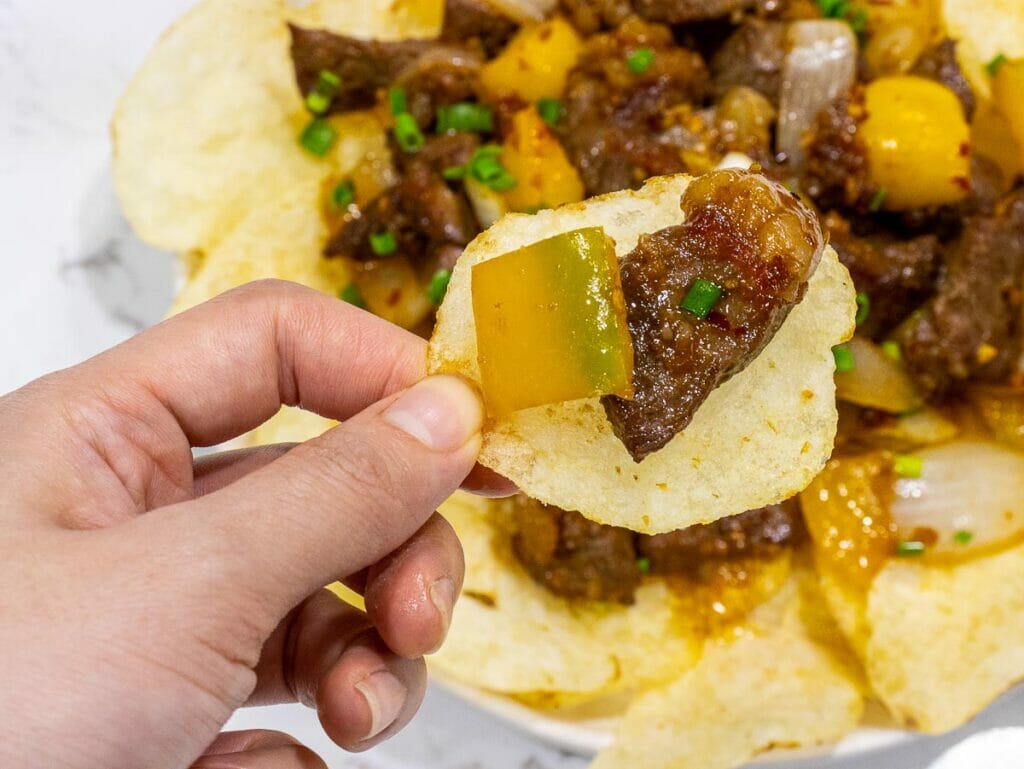 Easy Beef With Potato Chips - COOKMORPHOSIS