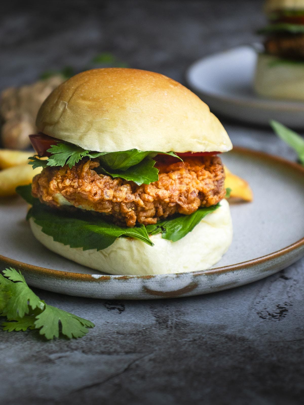 Crispy Chicken Pho Burger