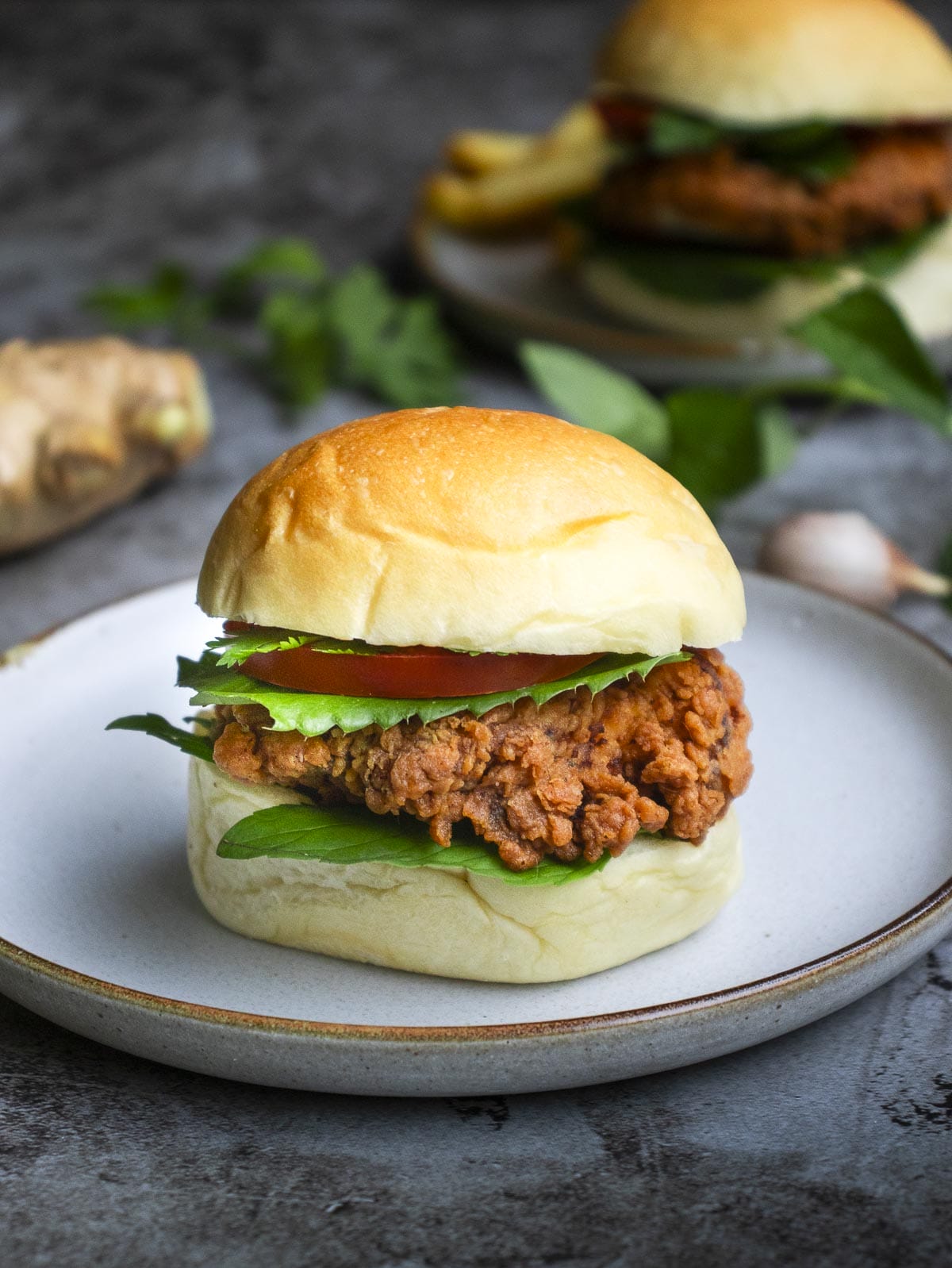 Crispy Chicken Pho Burger